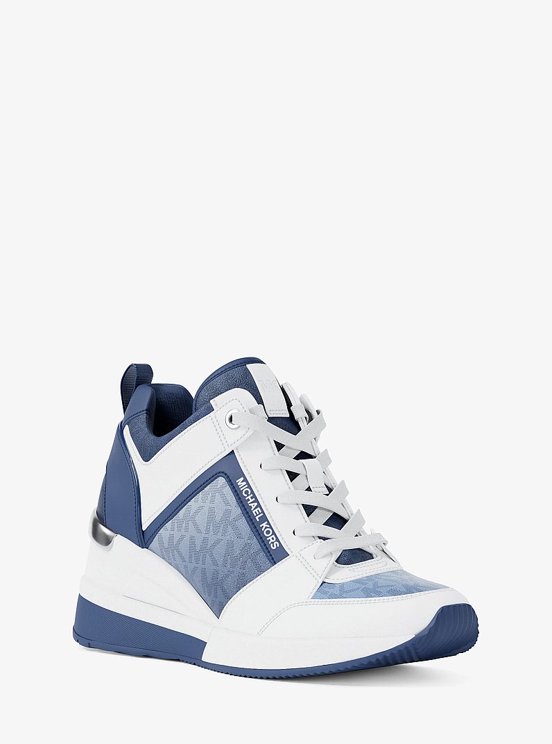 Georgie Ombré Signature Logo Trainer in GALAXY BLUE MULTI - Sale ...