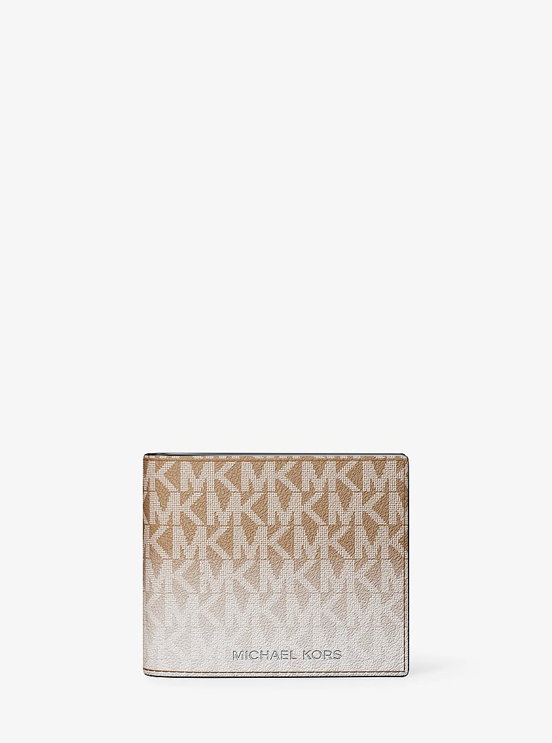 Cooper Ombré Signature Logo Billfold Wallet in HUSK - Sale | Michael ...